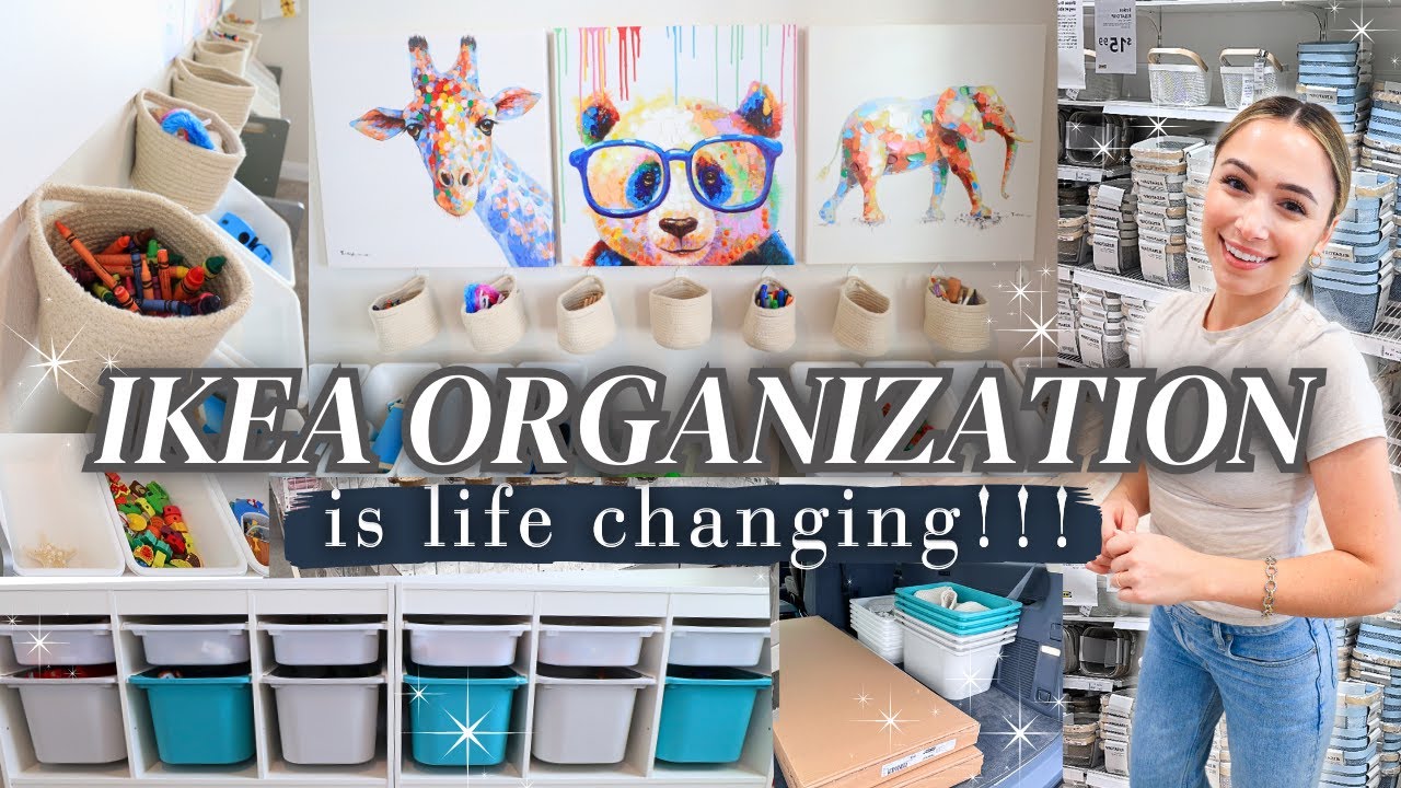 2024 IKEA ORGANIZATION TRANSFORMATION! 😱 Affordable Organization Ideas ...
