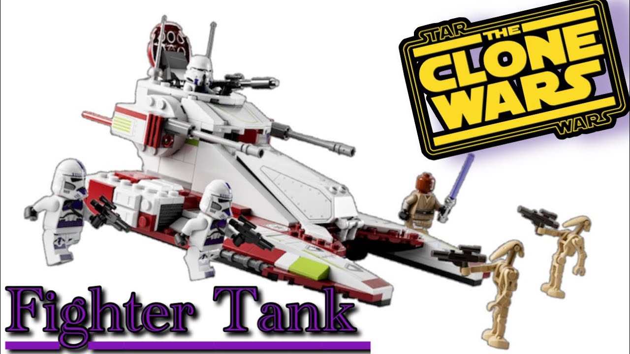 Lego Clone wars Republic Fighter Tank (75342) speed build - YouTube