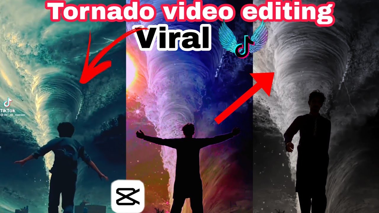 Tornado video editing in capcut tornado effect in black screen #capcutedit #vfx #tutorial - YouTube