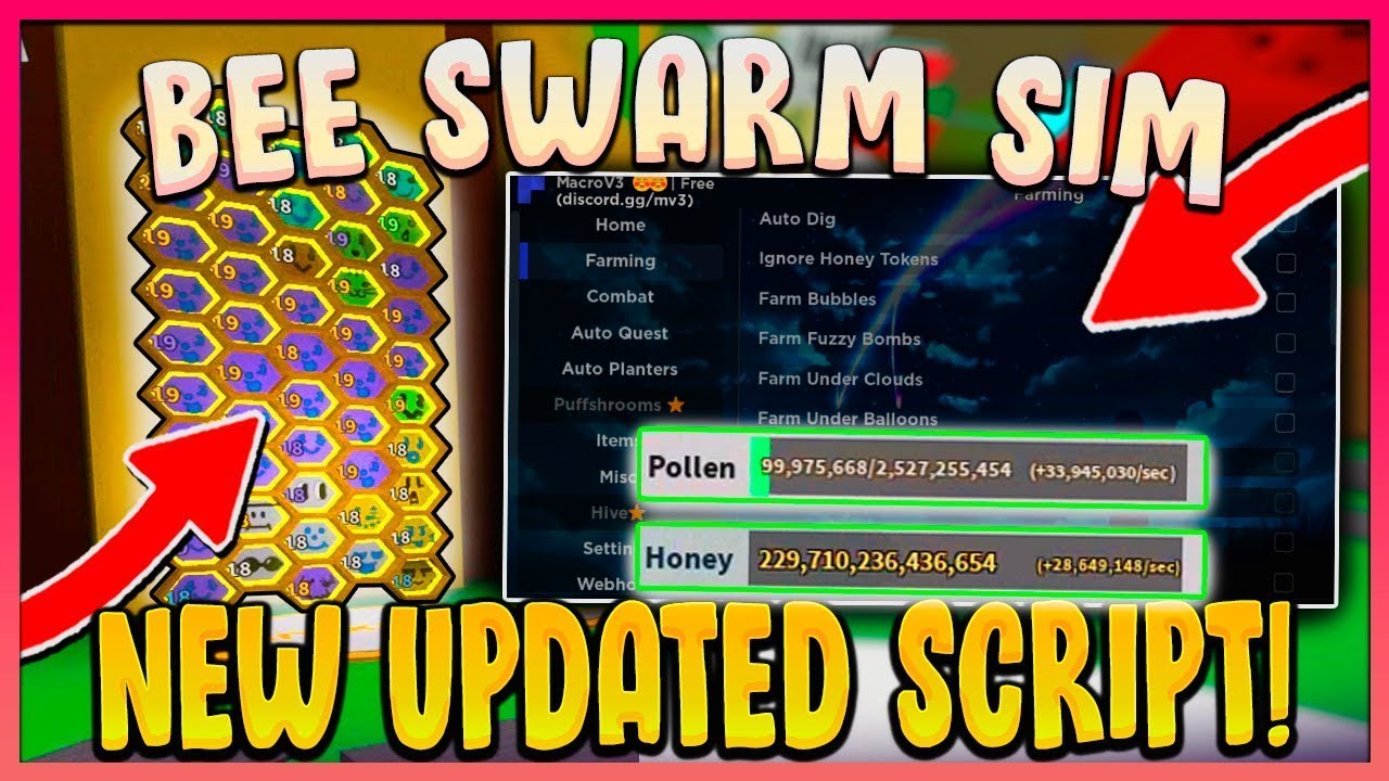 (🐝NEW) BEST SCRIPT / Bee Swarm Simulator script – (Auto Farm) | Mobile ...