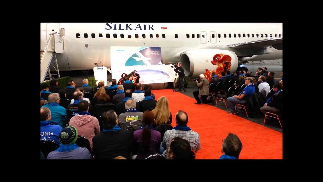 SilkAir Delivery Ceremony - YouTube