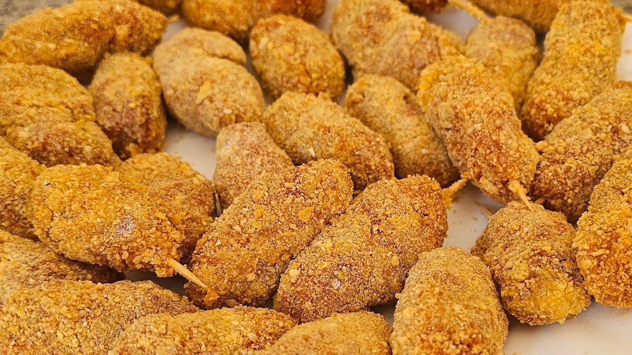 chicken sticks recipe - YouTube