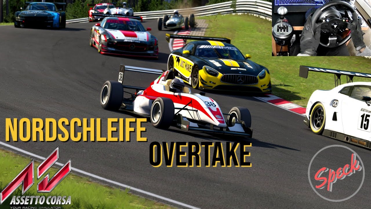 Grand Overtake | Assetto Corsa | Thrustmaster Wheel Cam - YouTube