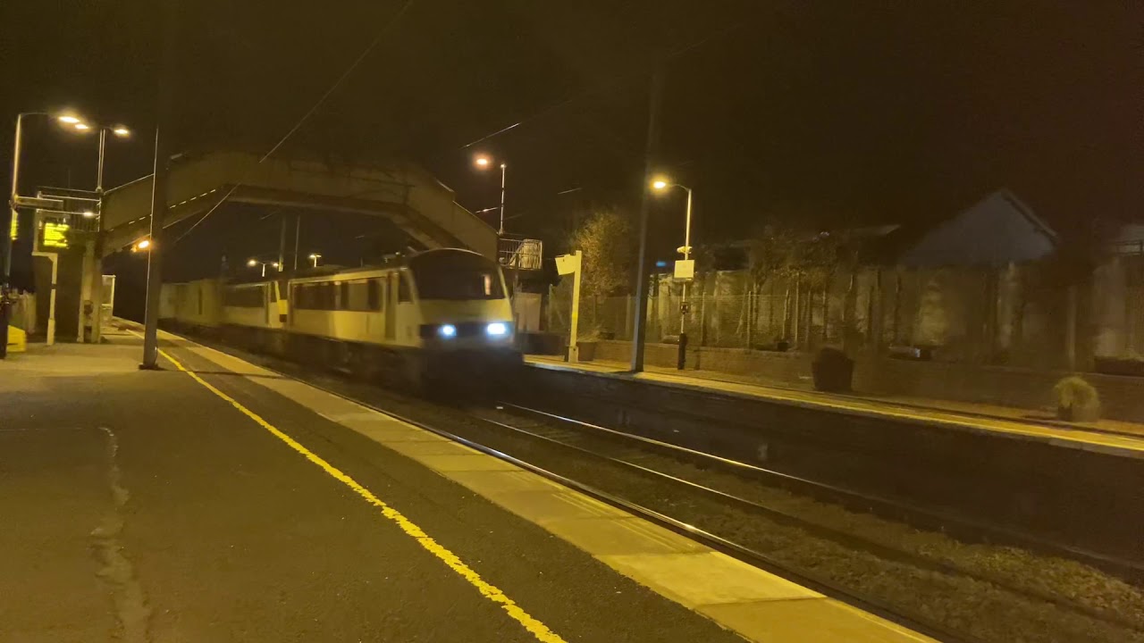 Ex Greater Anglia Class 90s Working An Intermodal, Carluke Railway ...