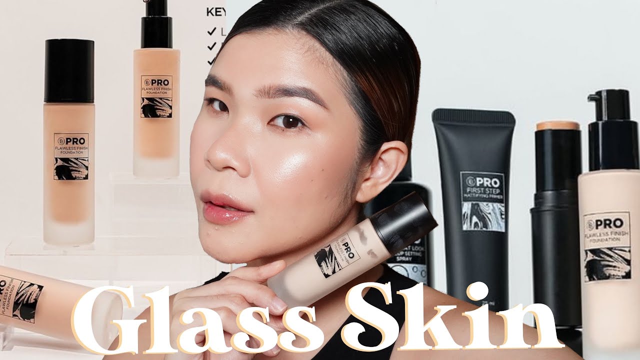 GLASS SKIN | KOREAN SKIN MAKEUP | FEAT EB PRO FLAWLESS FOUNDATION ...