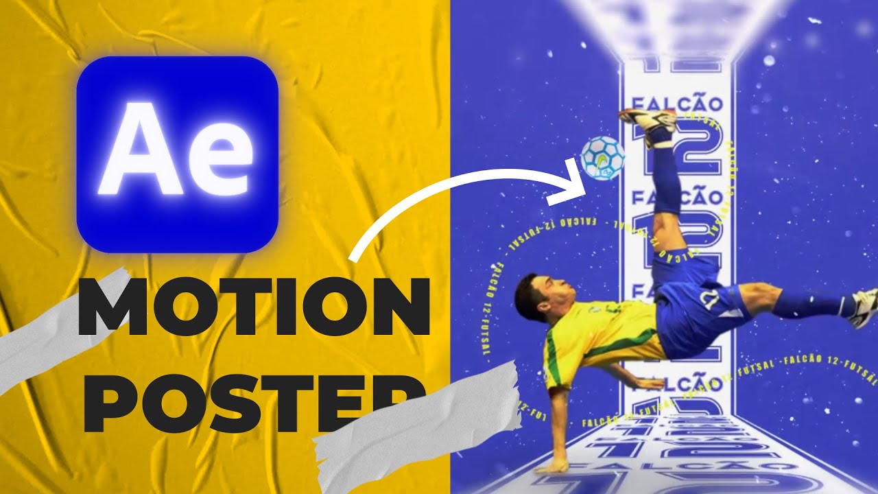 Motion Graphics Poster Ads After Effects - 2023 - YouTube