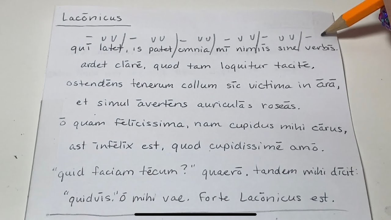 ASMR soft spoken: My Latin Poems ⚔️ Carmina Amatori Laconico 🖤 [ENG SUB ...