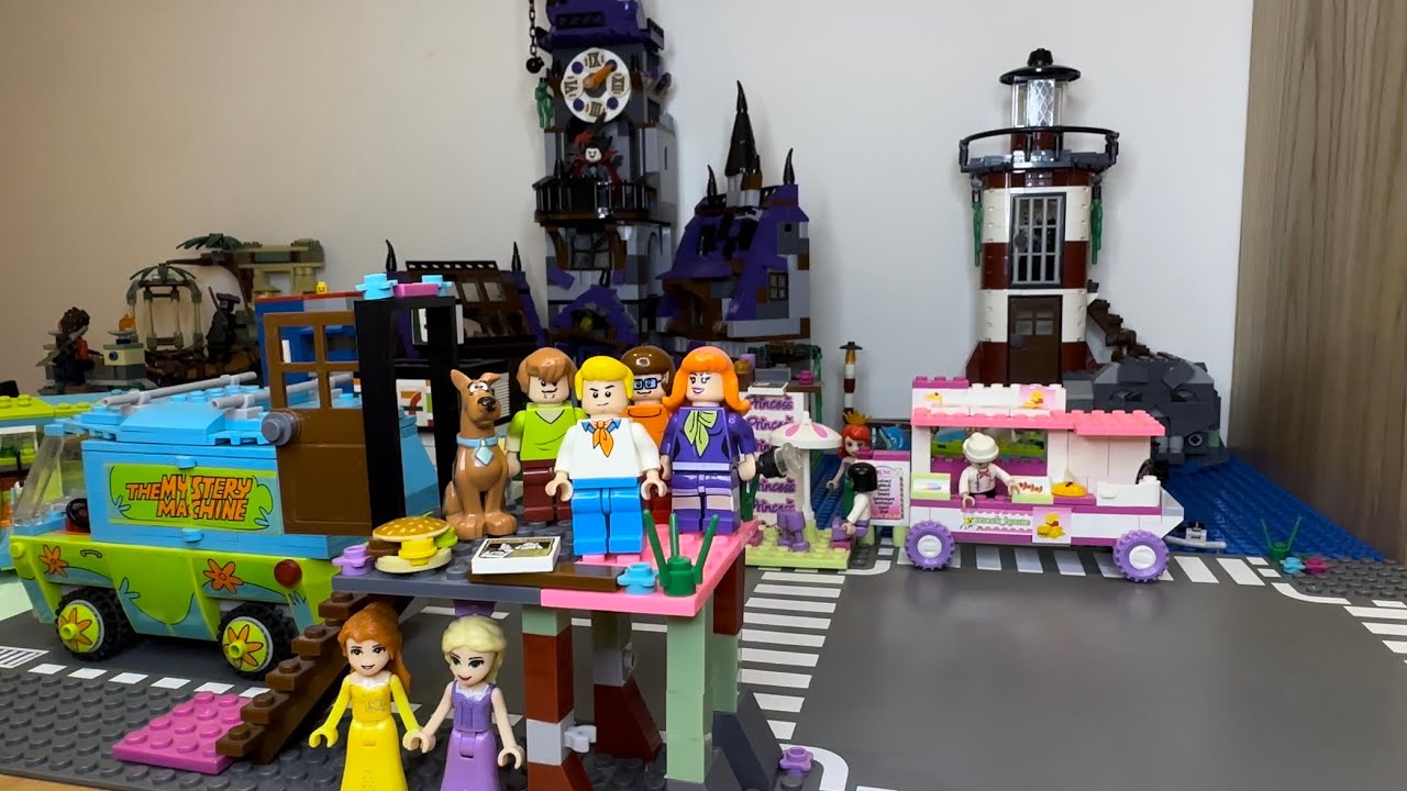 My Bela Lego City Scooby Doo and Disney Princess edition | Lego Scooby ...