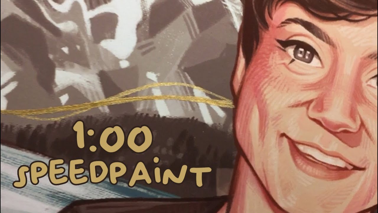 1:00 SPEEDPAINT Gold Mountain commission - YouTube