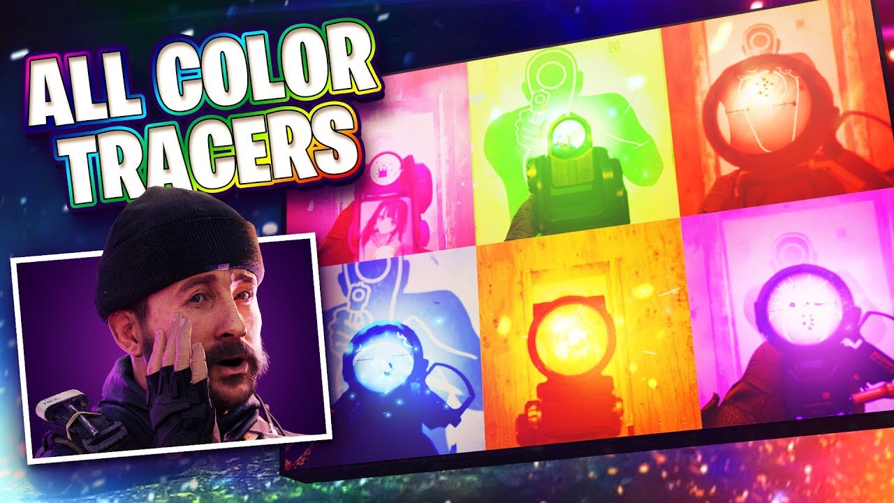 HOW TO UNLOCK ALL TRACER BULLETS in MODERN WARFARE / PINK, ORANGE, RED ...