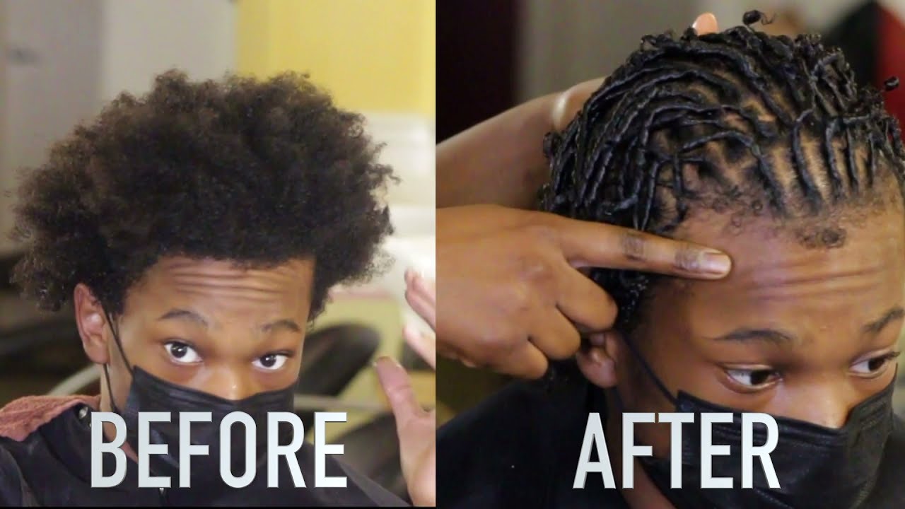 💋 Learn How to | Starter Locs on 4a-4c hair - YouTube