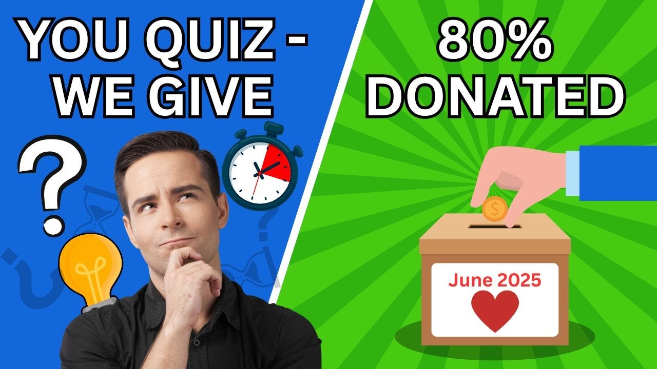 You Quiz, We Give! 80% | June 2025 Edition - YouTube