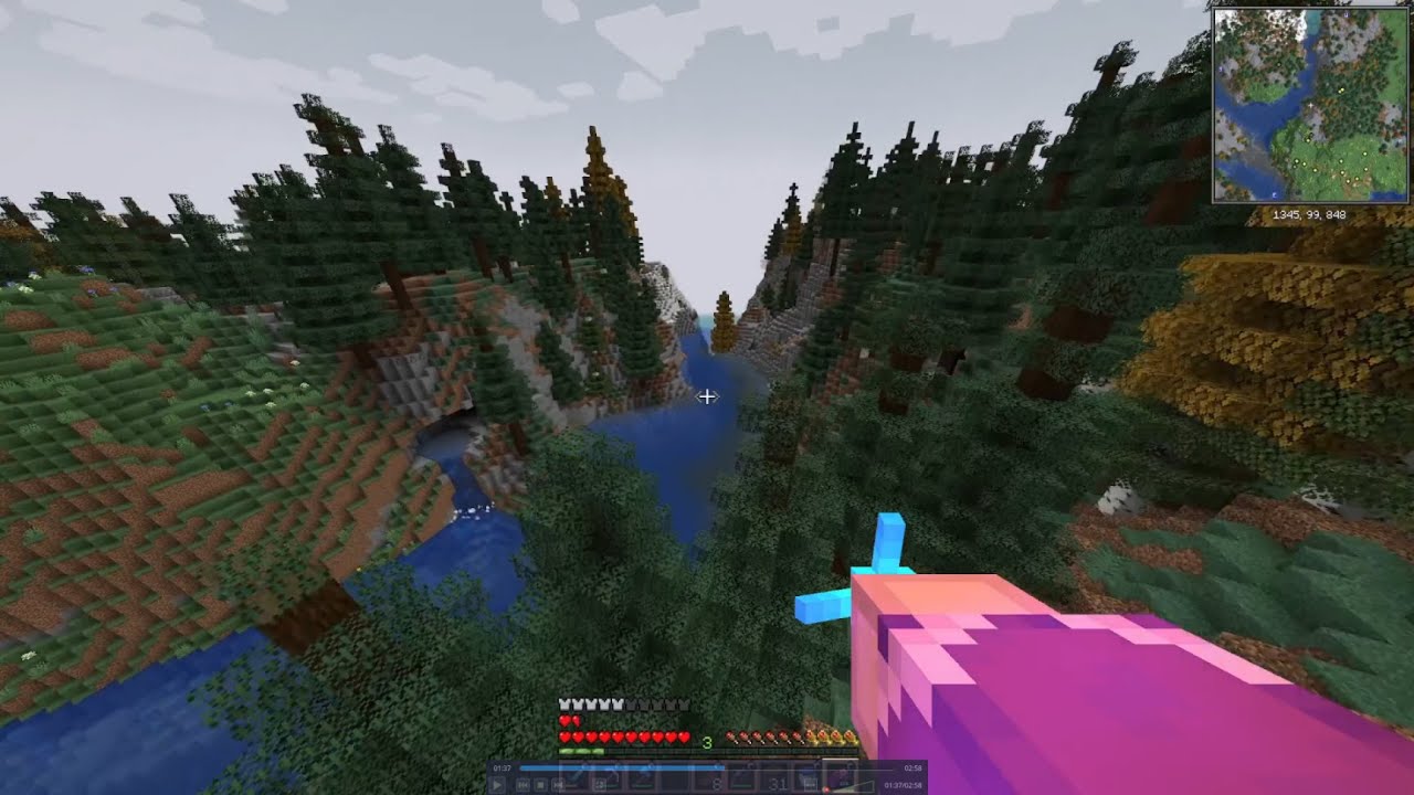 the cleanest minecraft surf - YouTube