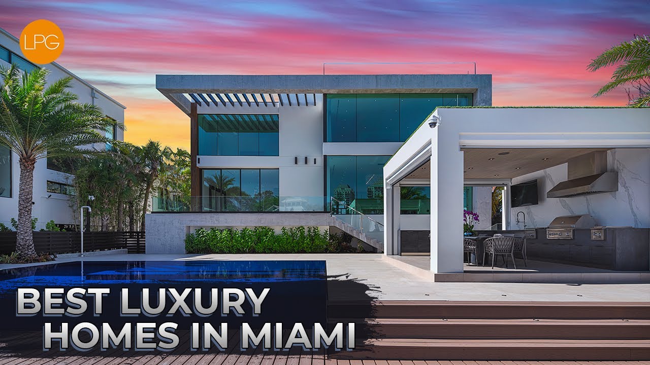 OVER 1 HOUR OF INCREDIBLE MOST BEST HOMES & MANSIONS IN MIAMI - YouTube