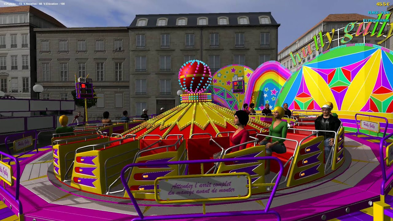 TV hully gully ride sim - YouTube