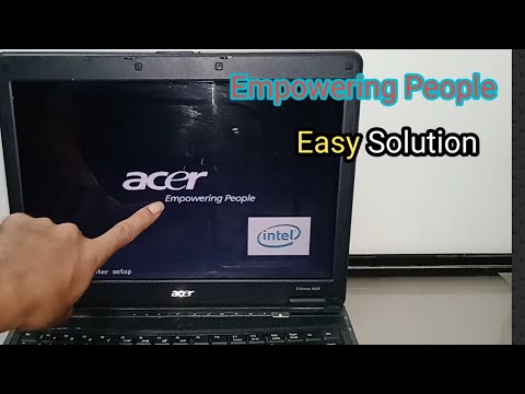 acer Laptop Empowering People Problem Easy Solution - YouTube