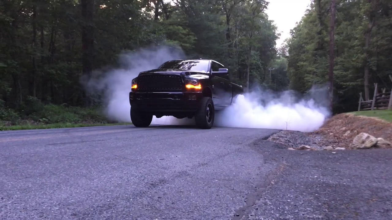 6.7 Cummins burnout. Deleted and tuned by HPP - YouTube