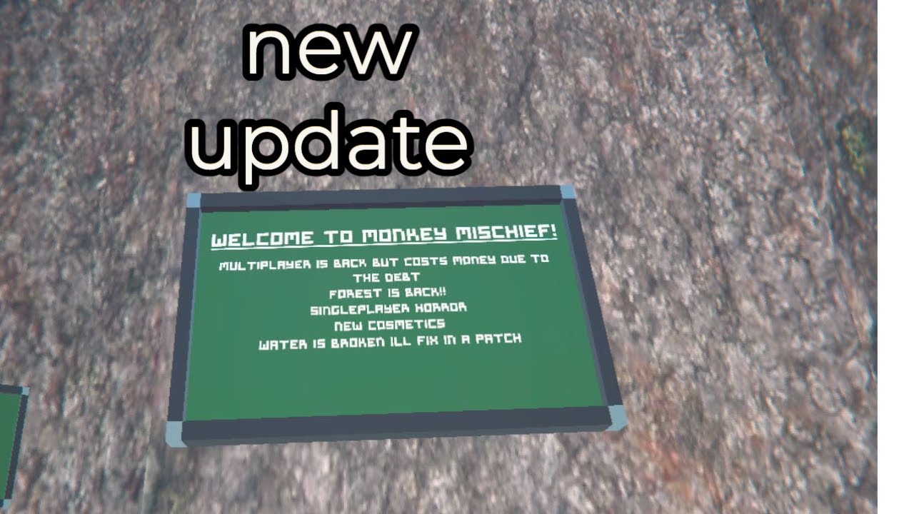 (NEW UPDATE) monkey mischief (MULTIPLAYER) is back - YouTube