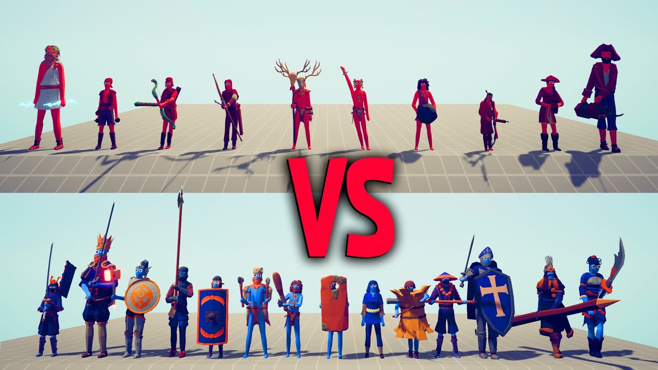 RANGED TEAM vs MELEE TEAM | TABS - Totally Accurate Battle Simulator ...