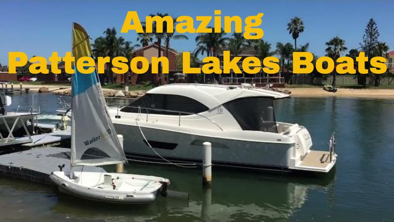Amazing Patterson Lakes Boats - YouTube
