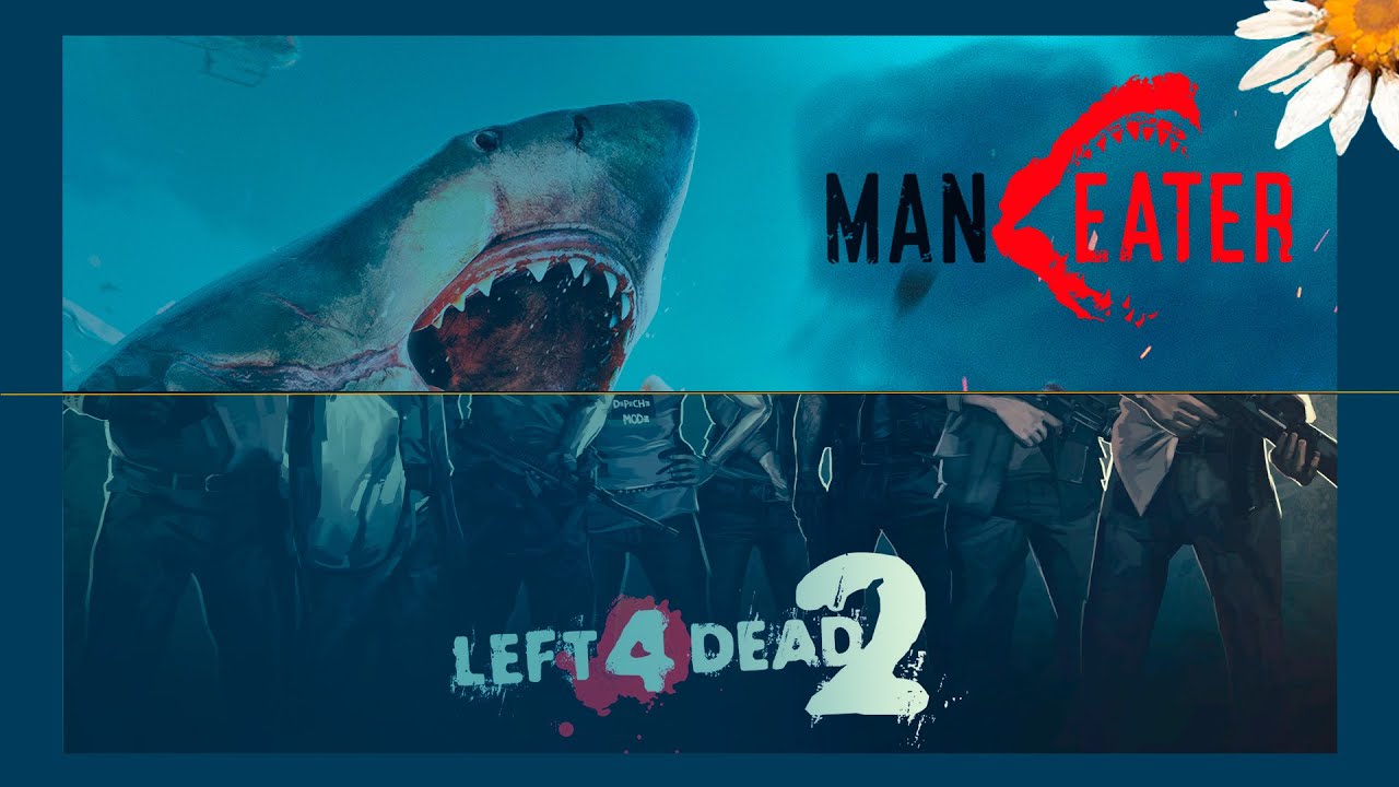 Стрим [Maneater] #2 и [Left 4 Dead 2] кооп с чатом. - YouTube