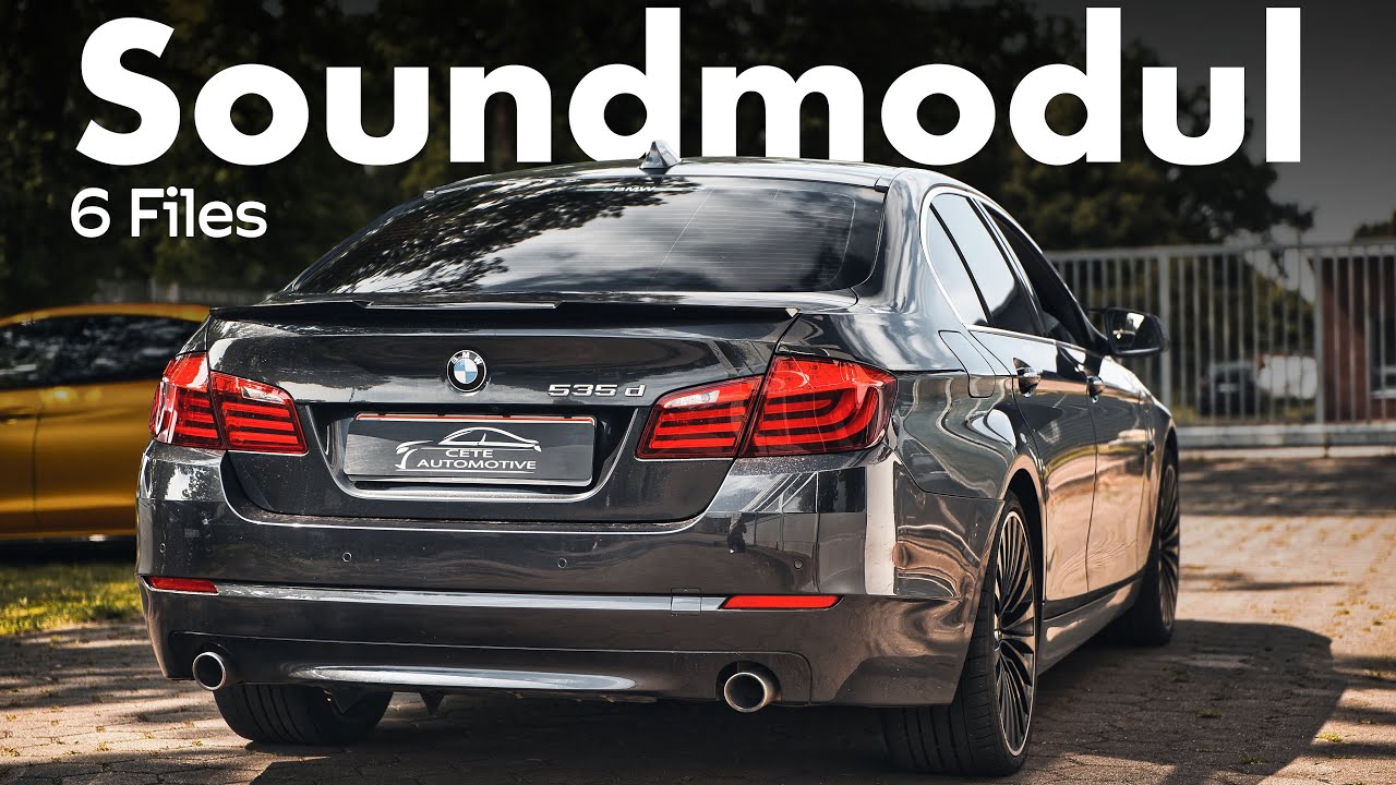 BMW 535d F10 mit bösem Sound dank Active Sound Unit Soundmodul | Cete ...