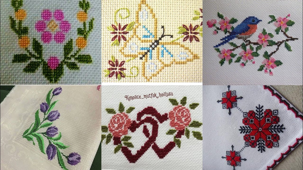 Fabulous New Cross Stitch patterns For Everything - YouTube