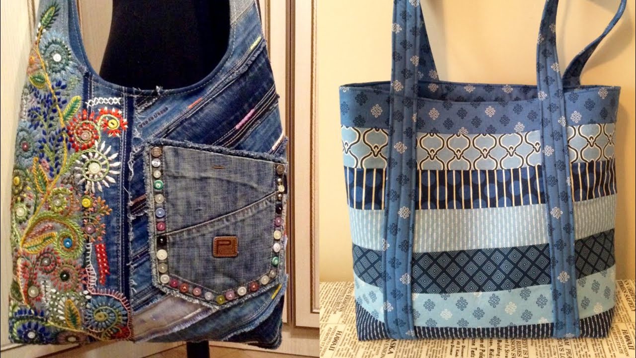 Mist stunning and stylish denim bags ideas - YouTube