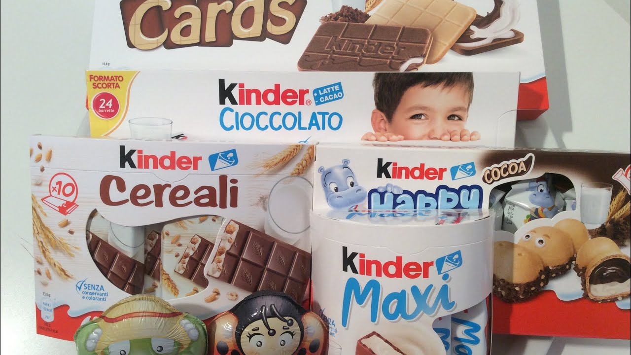 Kinder Cereals ASMR Unboxing - YouTube