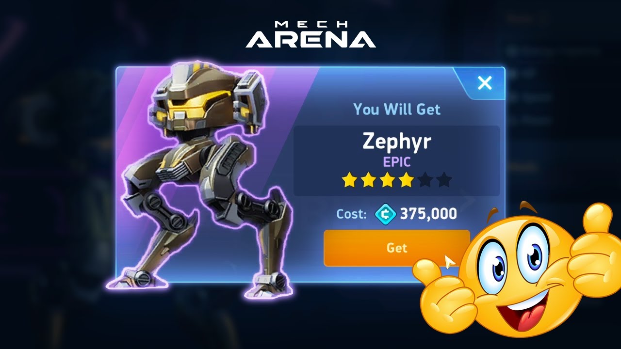 Zephyr Unlocked 🔥 | Mech Arena | F2P Series #8 - YouTube