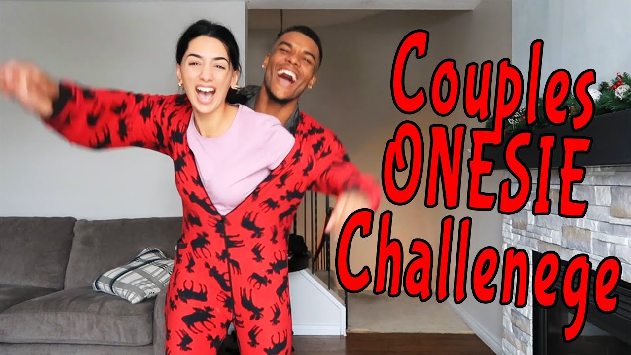 COUPLES ONESIE CHALLENGE!!! - YouTube