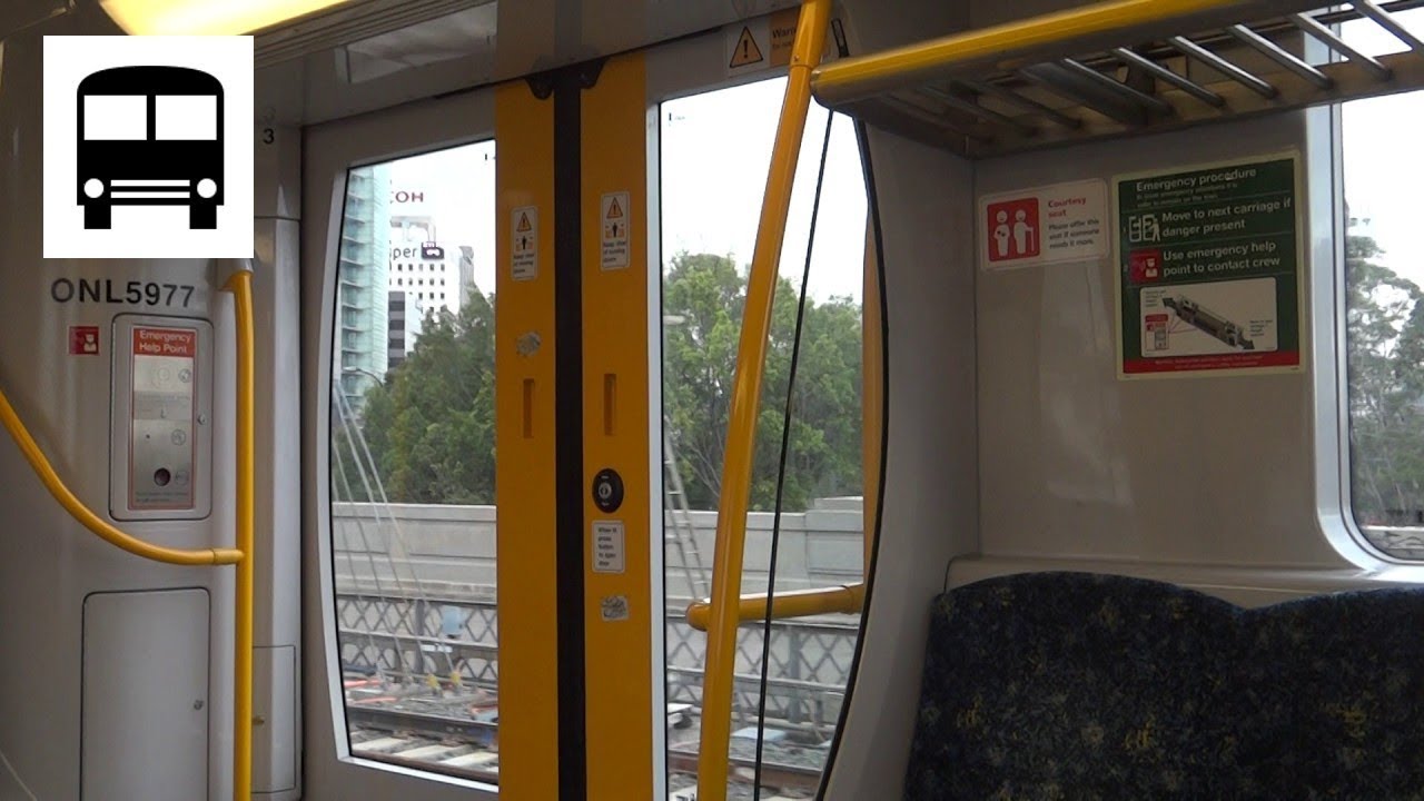 Sydney Trains H-Set (OSCAR) - Milsons Point to North Sydney (Last Stop ...