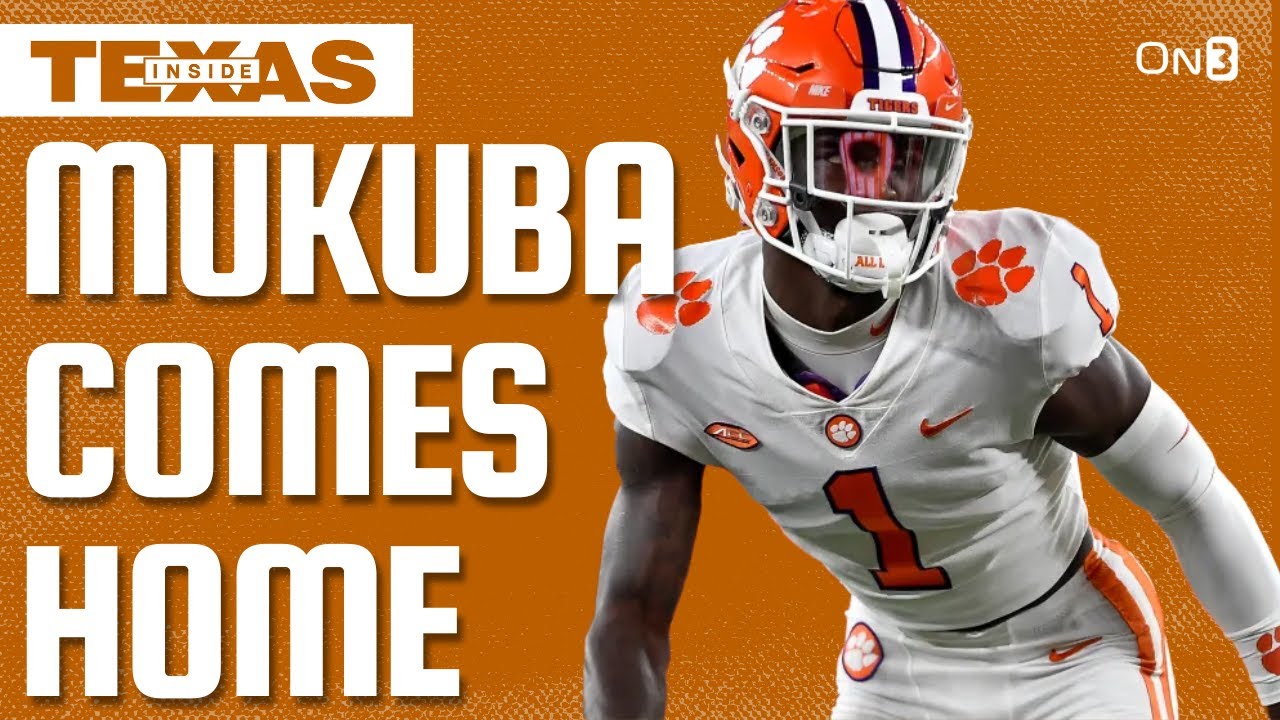 BREAKING: Clemson Safety Andrew Mukuba Transfers to Texas - YouTube
