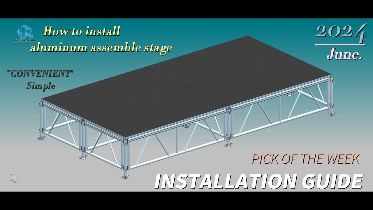 How to install the aluminum assemble stage - YouTube