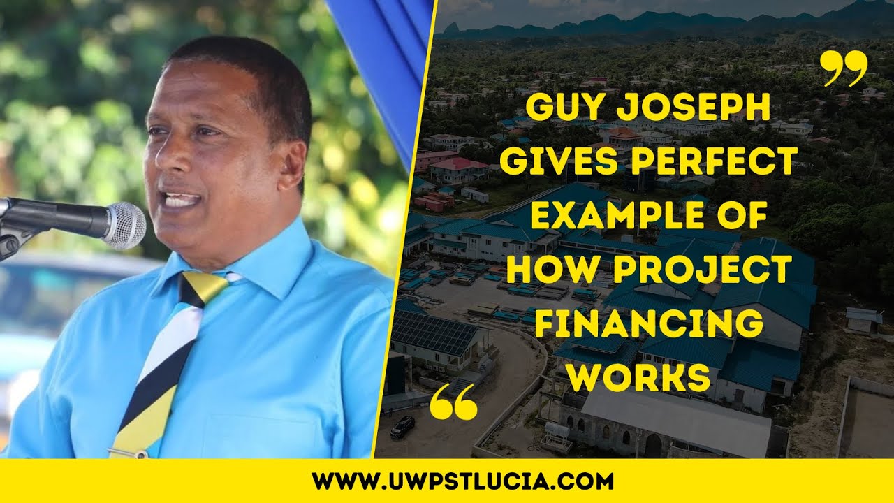 Guy Joseph gives the perfect example of how project financing works ...