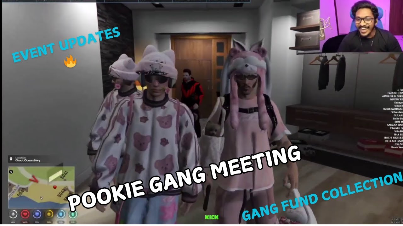 POOKIE GANG MEETING 🤣 | EVENT UPDATE | GANG FUND COLLECTION | TVA ...