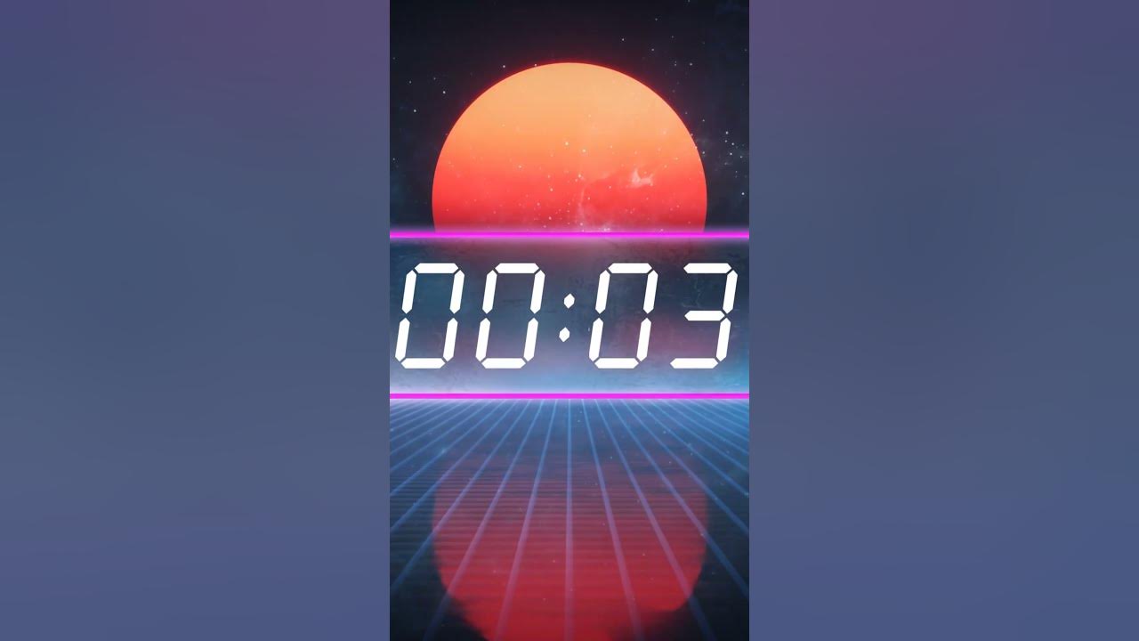 80s 15 Second SciFi Countdown Timer #shorts - YouTube