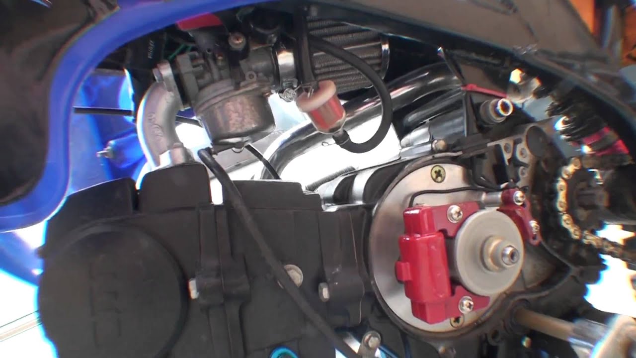 pit bike flywheel - YouTube