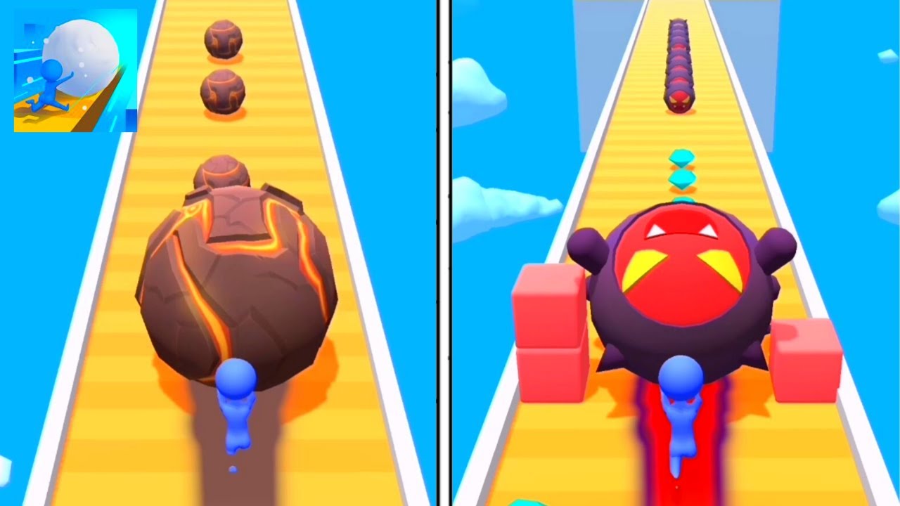 Snowball Run ⛄ 3D | All Levels | Android&ios Pro Gameplay | Max Level ...