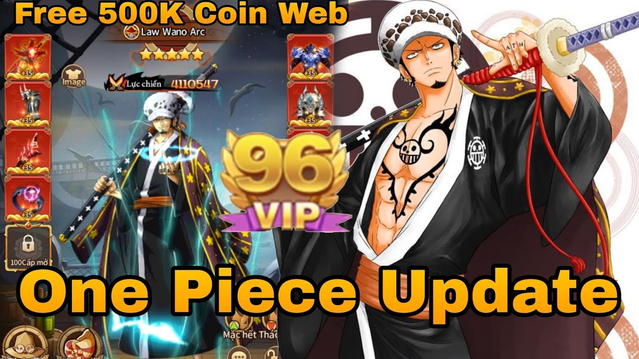Update One Piece BK VIP 96 - Free 750M DM+500K Coin Web + 500 Hero ★5 ...