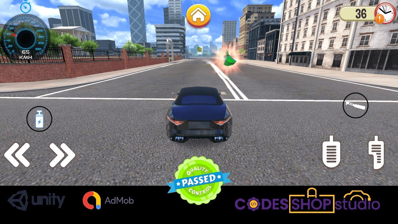 City Car Driver | Street Racing Game 64BIT Source Code - YouTube
