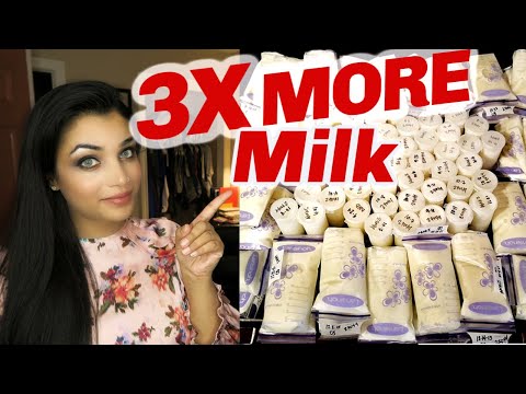 INCREASE your BREAST MILK Naturally! 3x MORE!