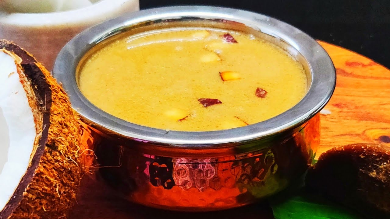 Jaggery Payasam recipe | Payasam in tamil | Jaggery payasam in tamil ...