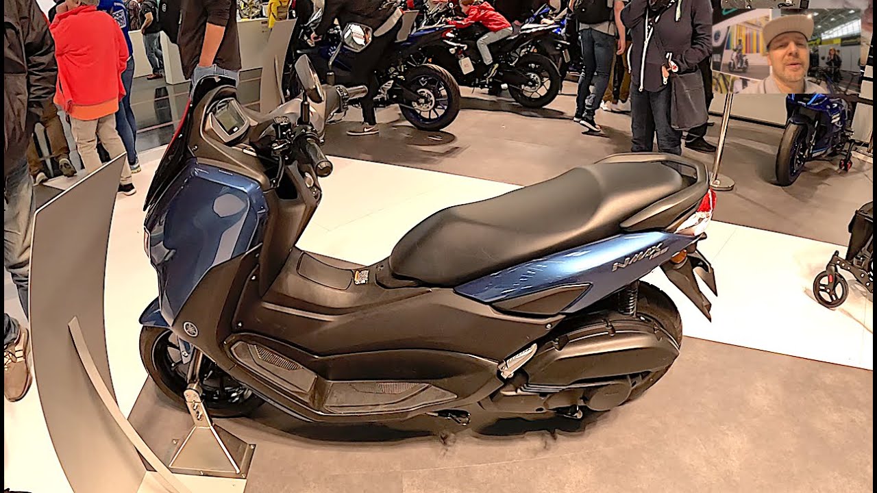 Yamaha N MAX 155 NMax power city sport scooter all new model 2023 ABS walkaround K1495 - YouTube