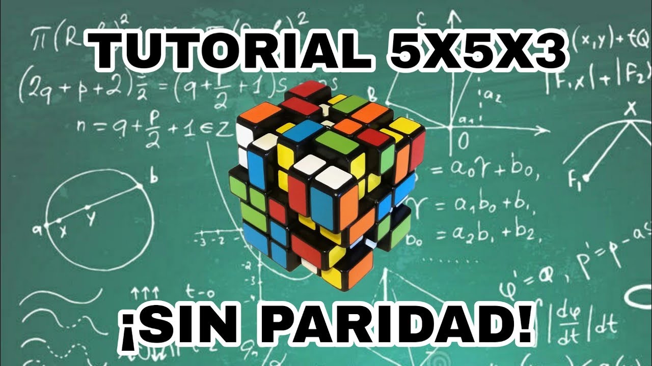 Tutorial 5x5x3 ¡SIN PARIDAD! | Cuboide 553 | Cubos de Rubik - YouTube