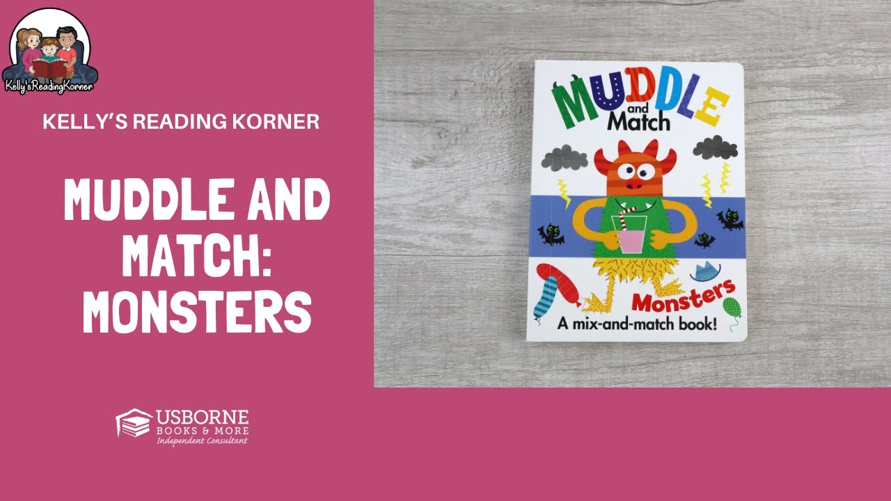 Usborne Books & More: Muddle and Match: Monsters [Flip Through] - YouTube
