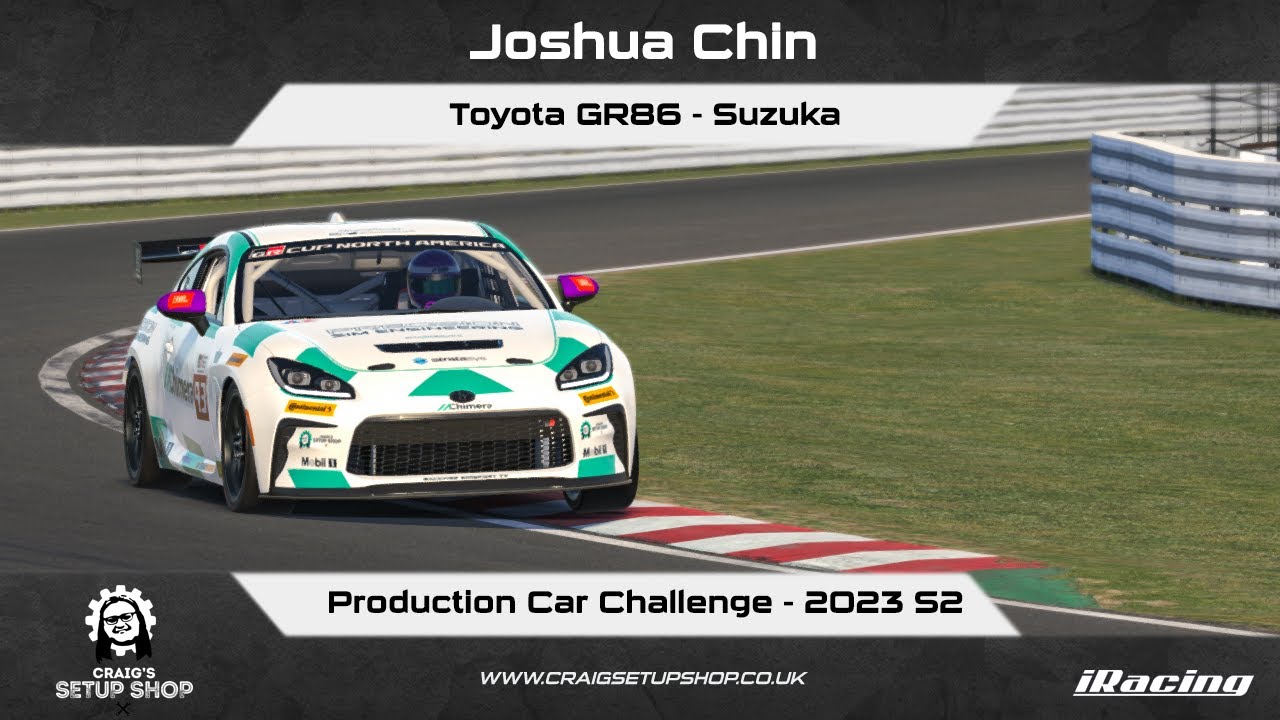 iRacing - 23S2 - Toyota GR86 - Production Car Challenge - Suzuka - JC ...