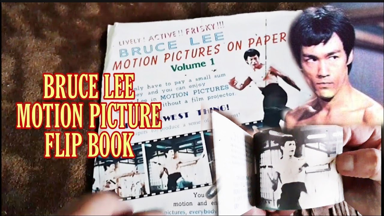 BRUCE LEE MOTION PICTURE FLIP BOOK - YouTube