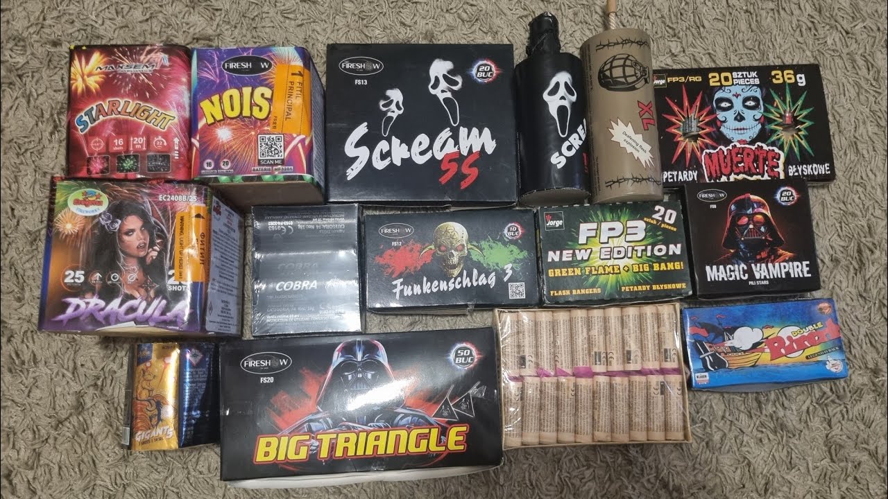 🎆🧨 COLECTIA FINALA PETARDE SI ARTIFICII 🎆🧨 SCREAM 100 BIG BOY XL FP3 ...
