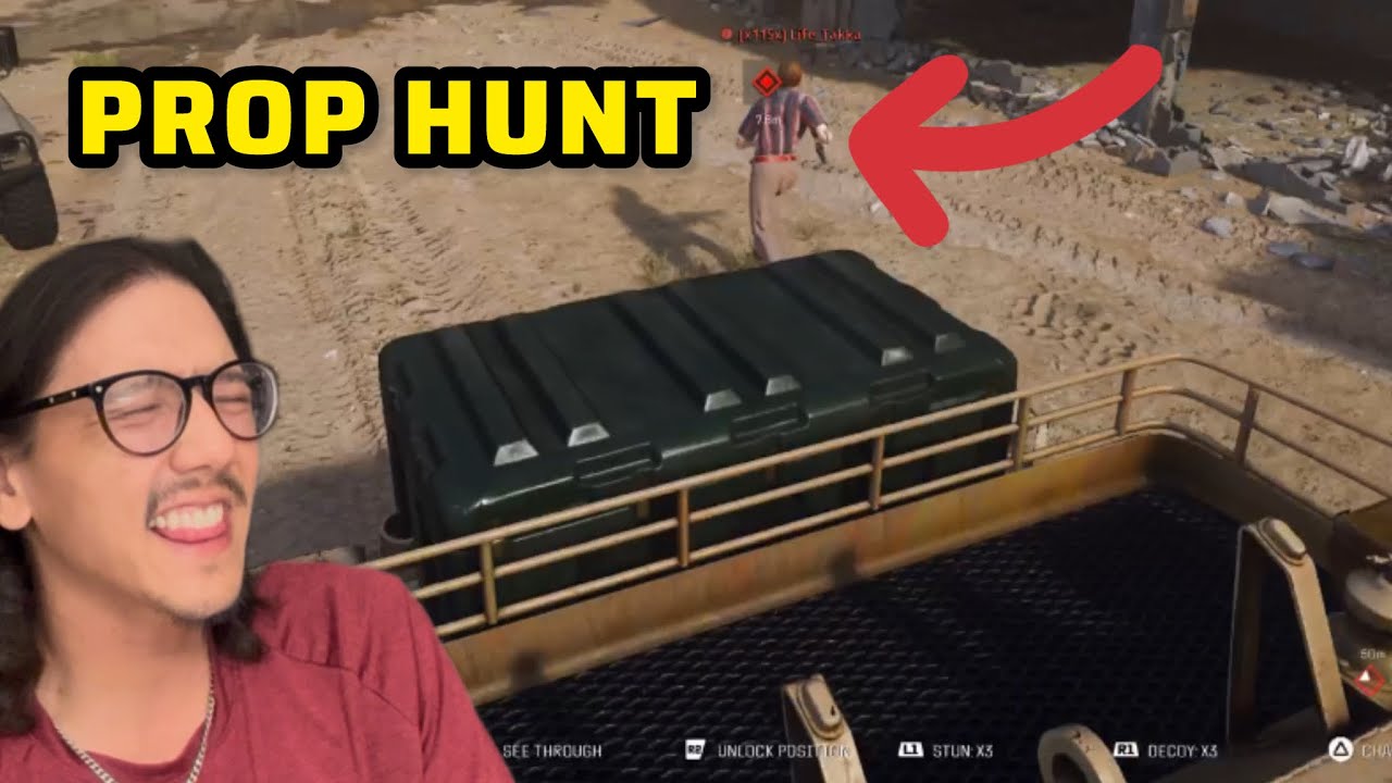 His First Time Playing PROP HUNT [Call of Duty BO6] - YouTube